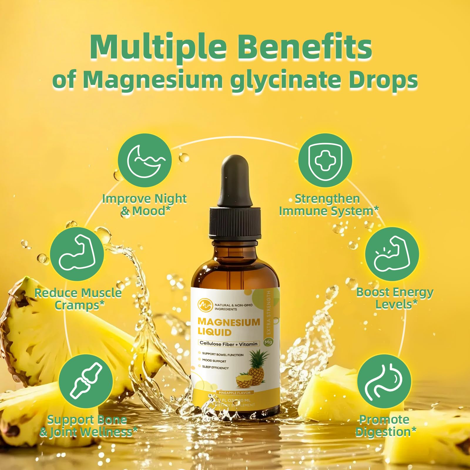 Liquid magnesium for muscle relaxation
