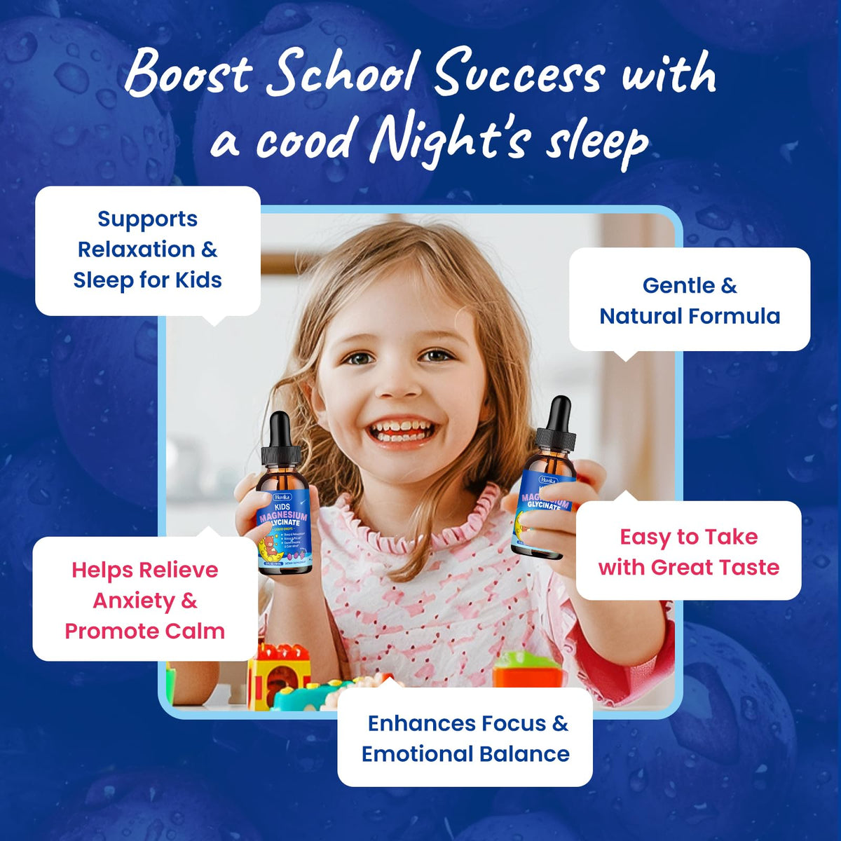 Liquid magnesium glycinate for better sleep