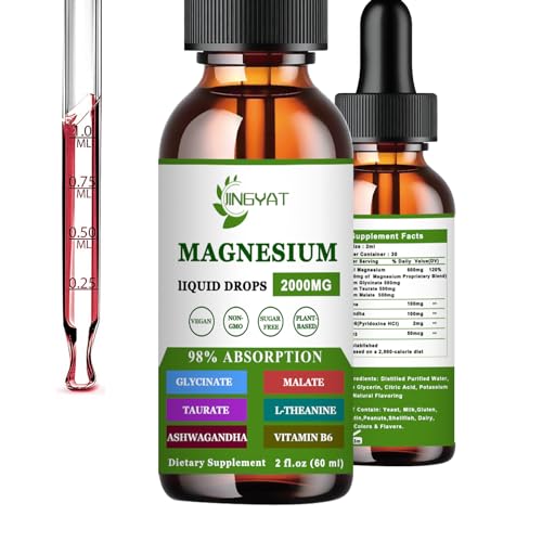 Liquid magnesium glycinate for relaxation