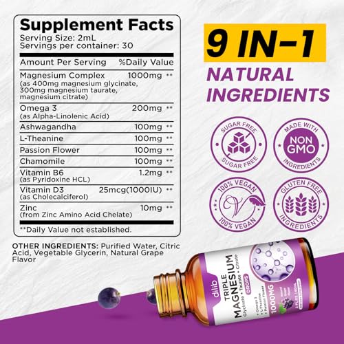 liquid magnesium glycinate for stress relief