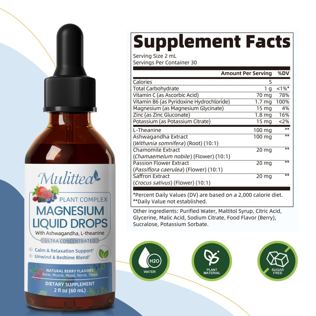 liquid magnesium with natural ingredients