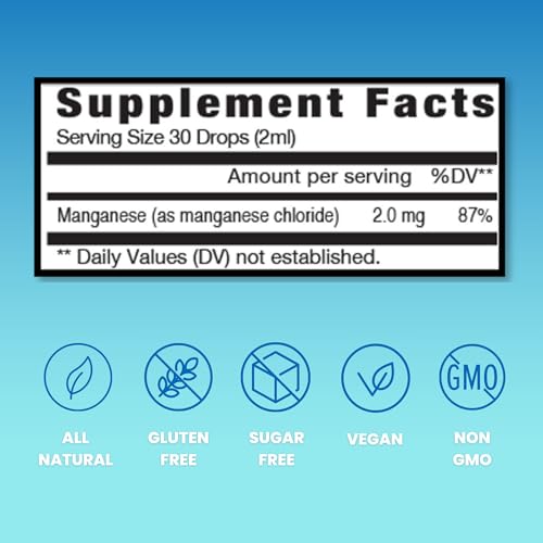 Liquid manganese for holistic benefits