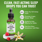 Liquid melatonin 3 mg for relaxation