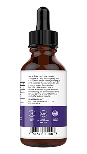 liquid melatonin drops for better sleep
