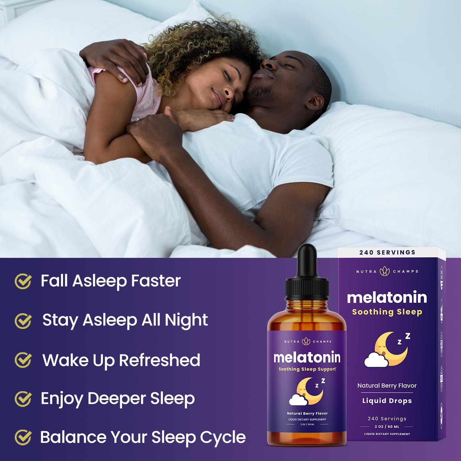 liquid melatonin for easy dosing