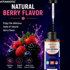 Liquid melatonin for easy sleep aid