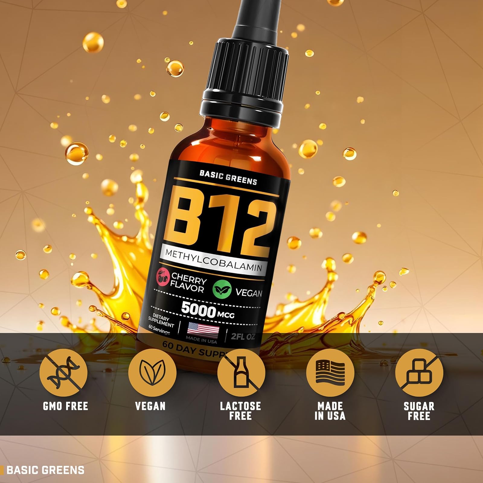 Liquid methylcobalamin for quick energy