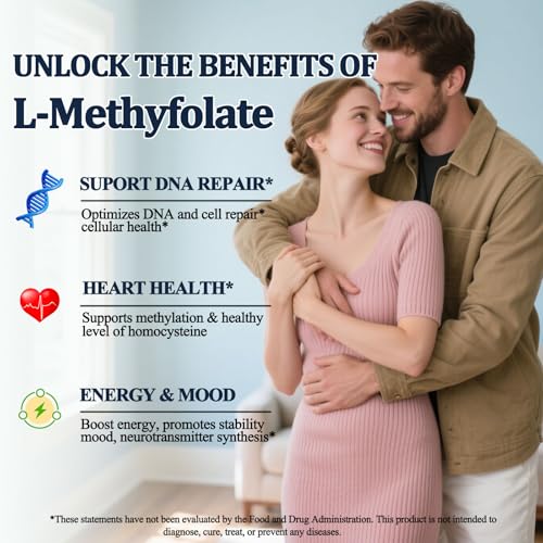 Liquid methylfolate for daily wellness