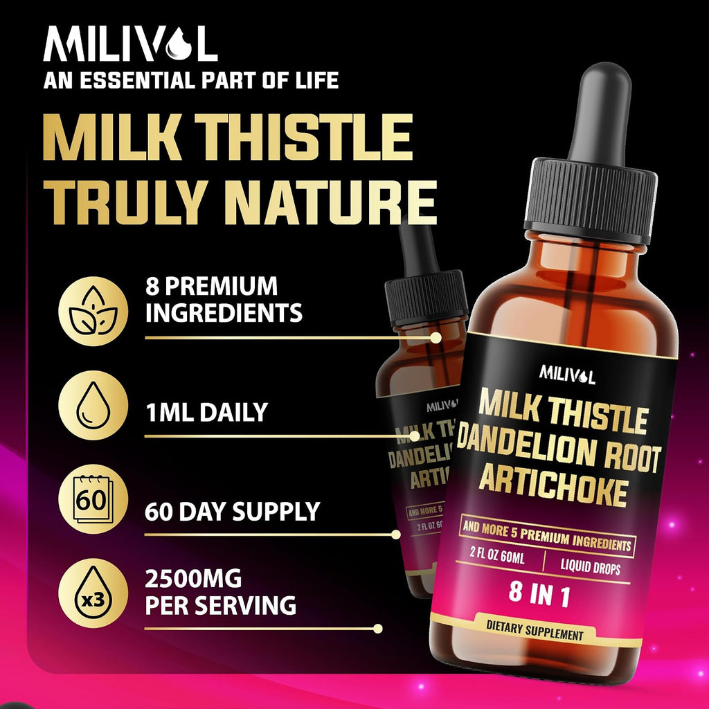 liquid milk thistle for antioxidant benefits