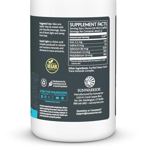 liquid mineral supplement for vitality