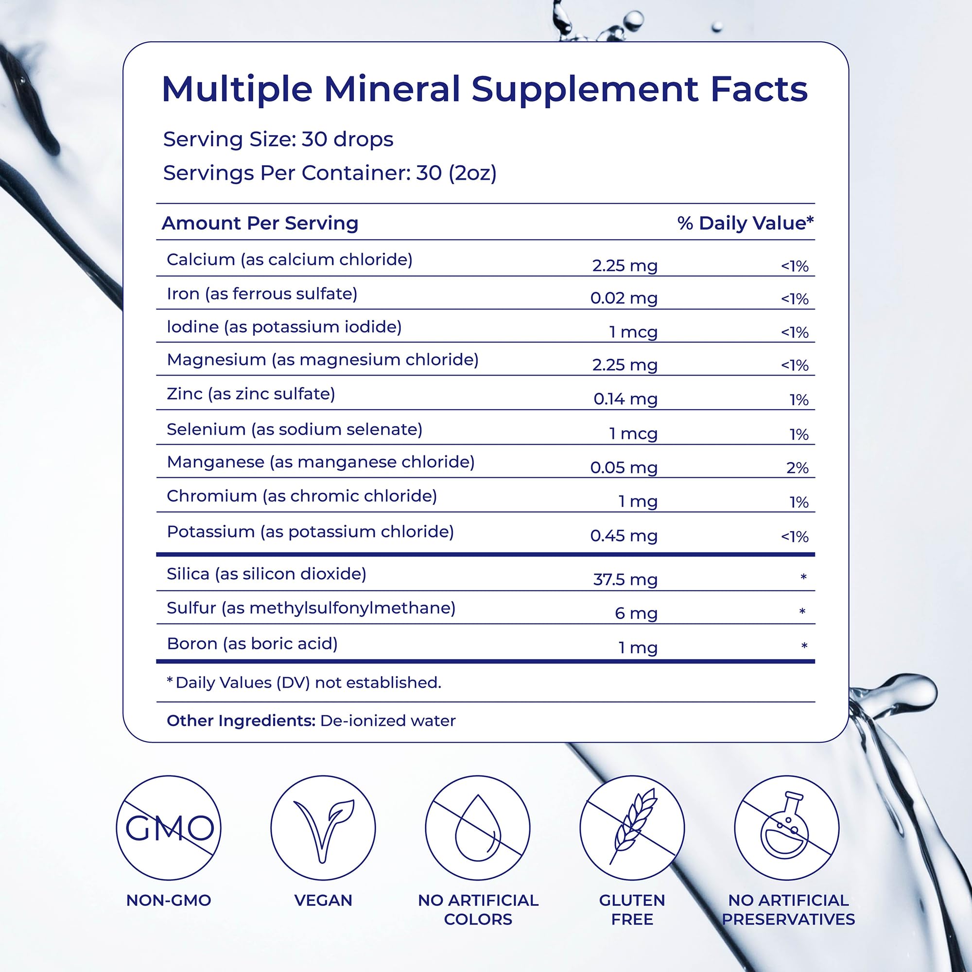 liquid minerals for daily health
