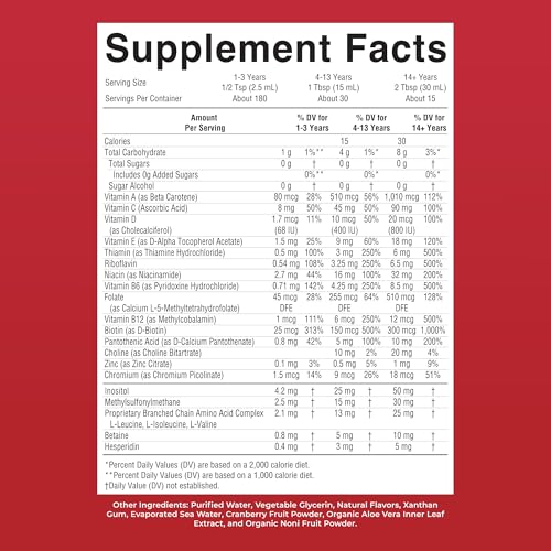 liquid morning vitamins for balanced nutrition