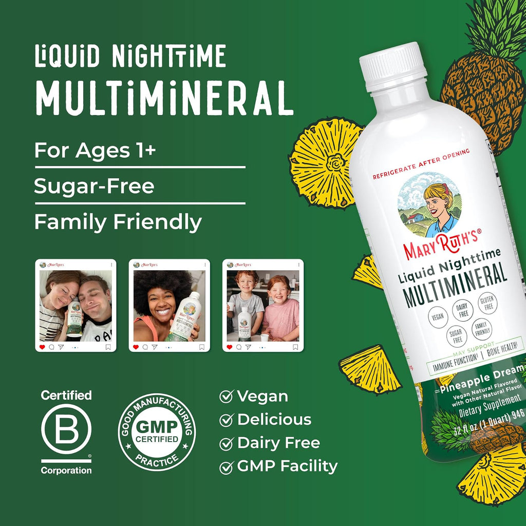 liquid multimineral for restful sleep