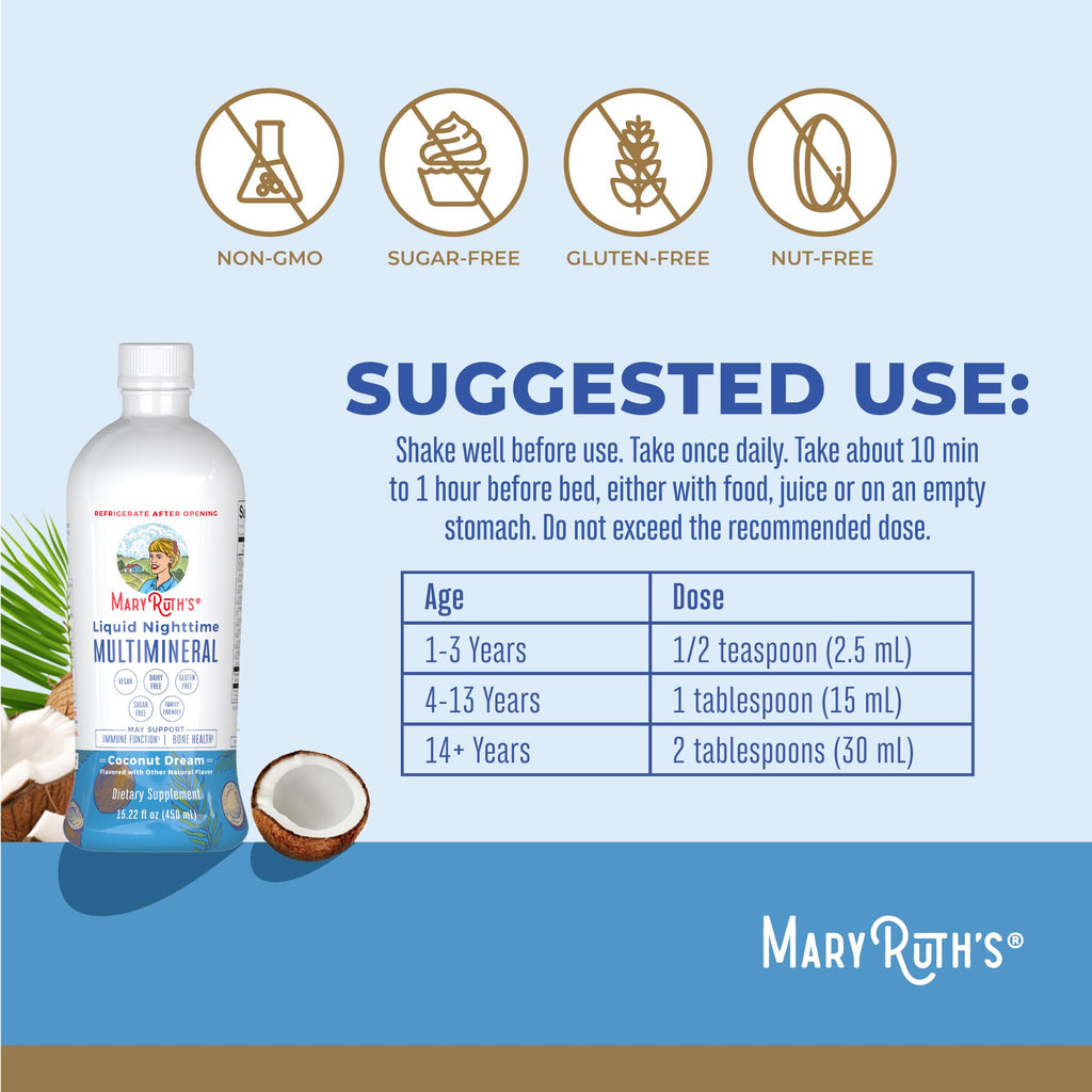 liquid multiminerals for better sleep