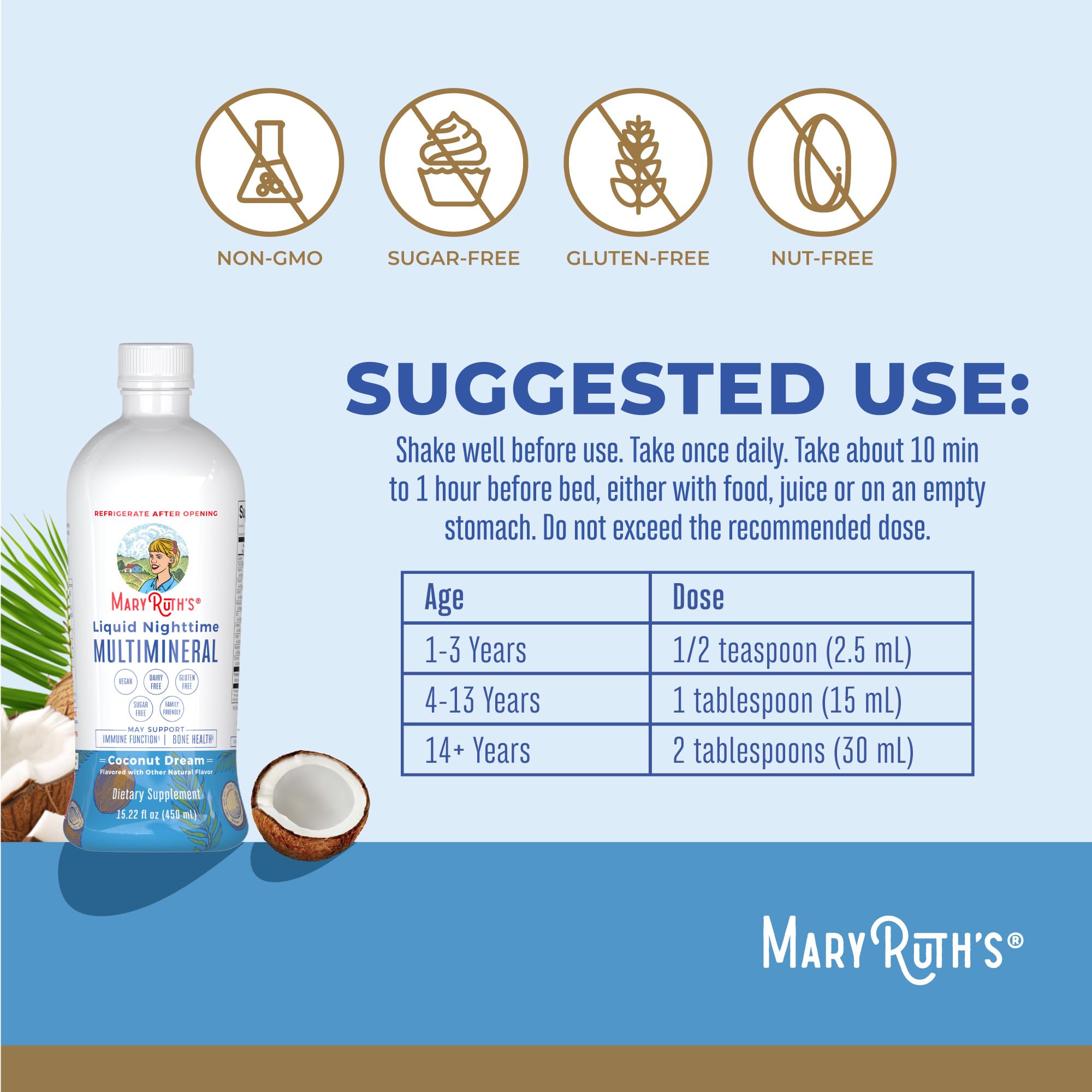liquid multiminerals for better sleep