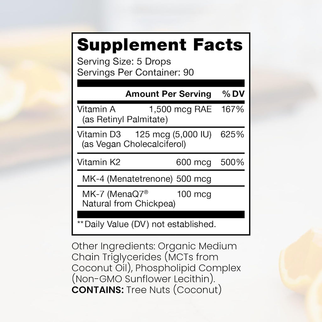 Liquid multivitamin drops for kids