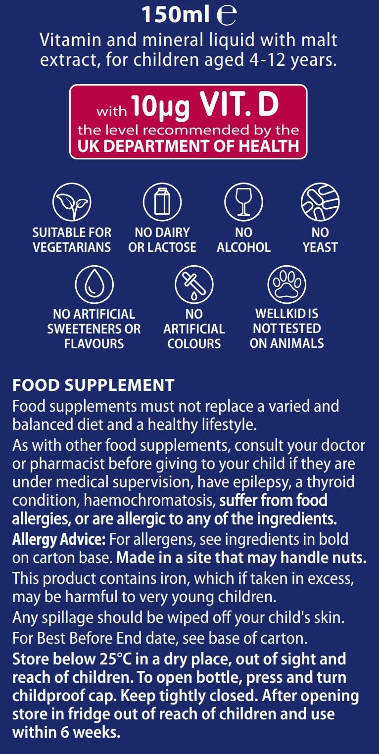 liquid multivitamin for active children
