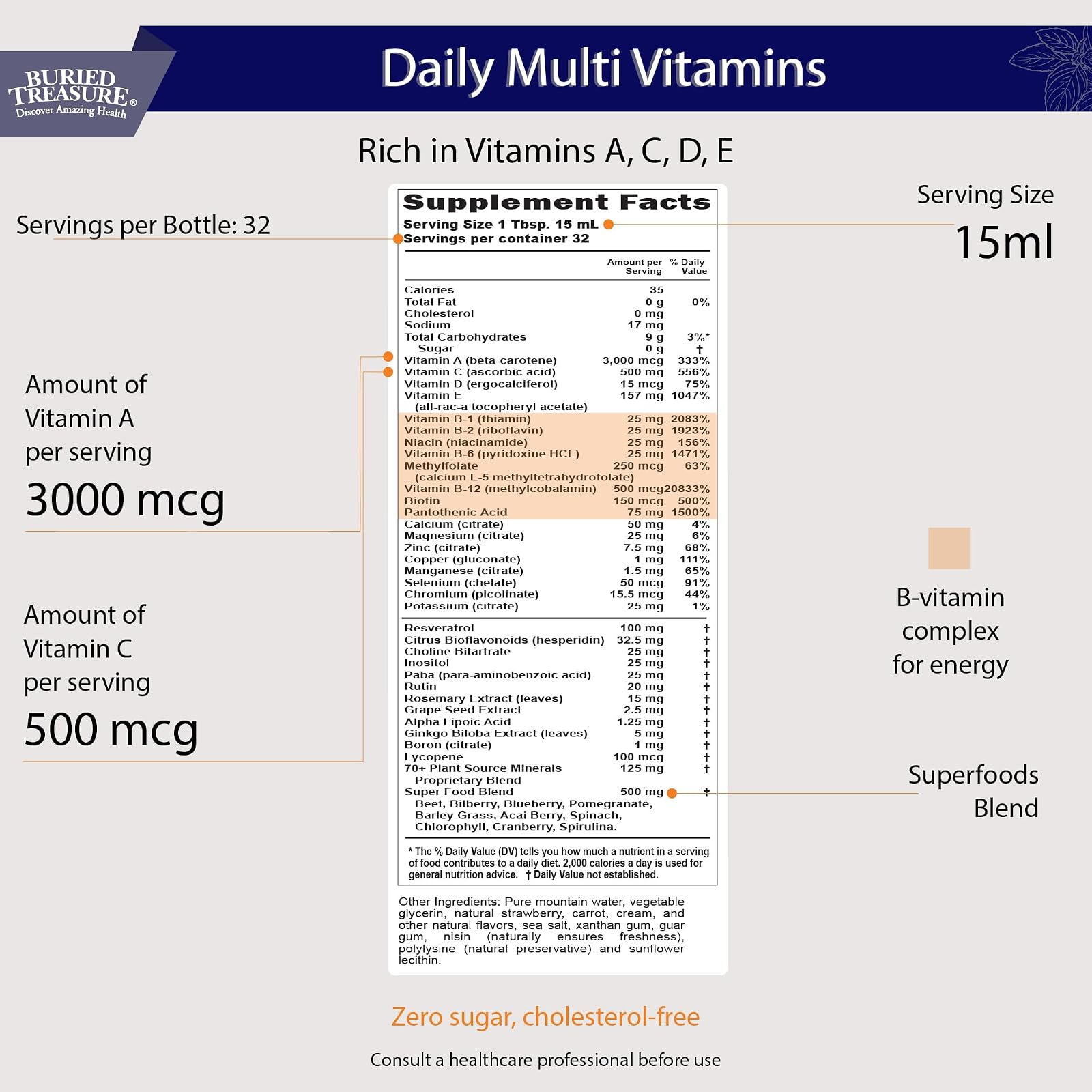 liquid multivitamin for active lifestyles