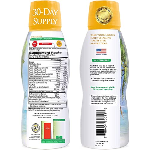 liquid multivitamin for children's wellness