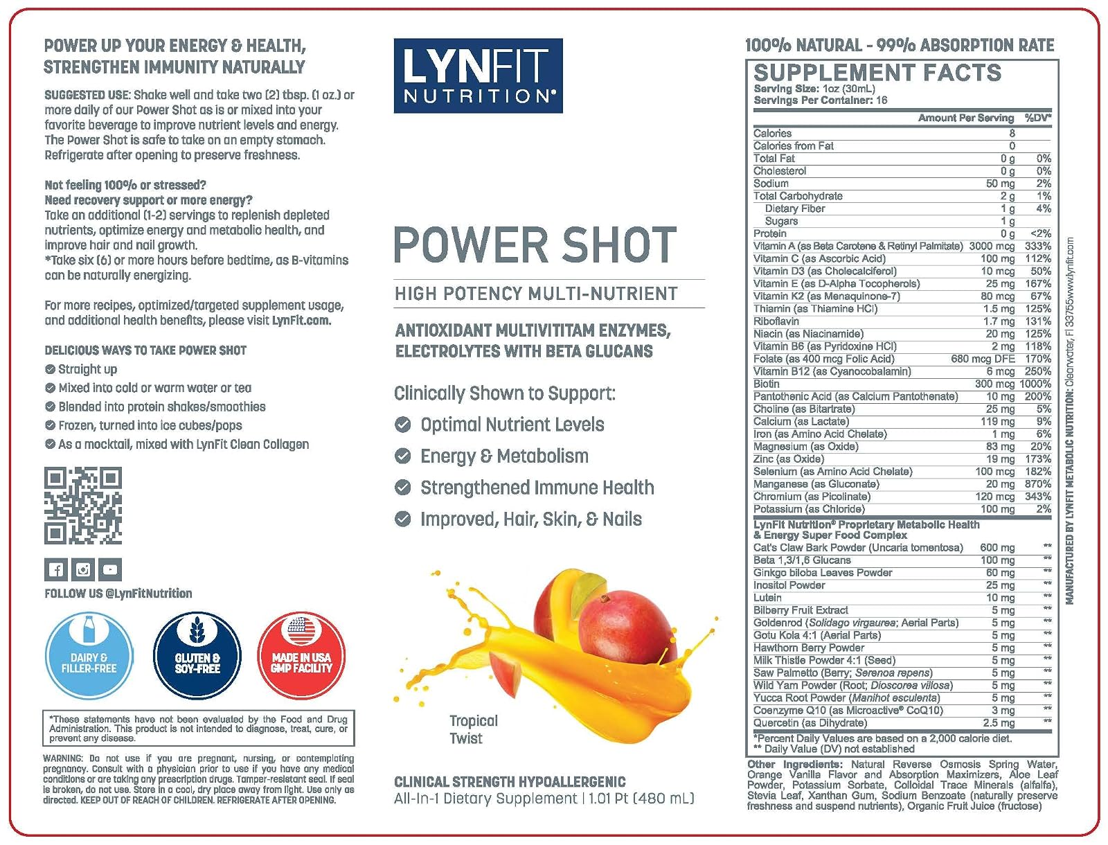 liquid multivitamin for daily energy