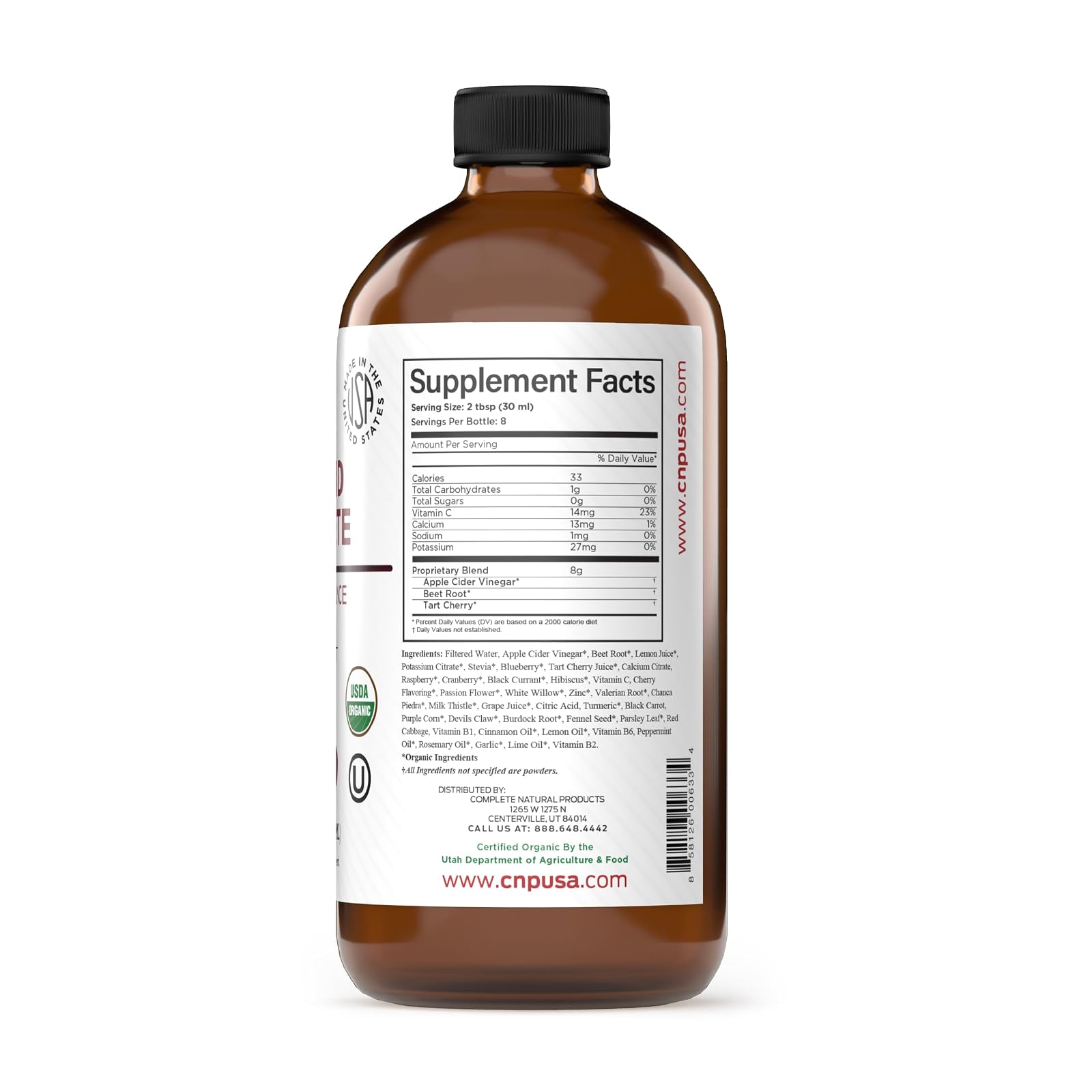 liquid multivitamin for men with tart cherry