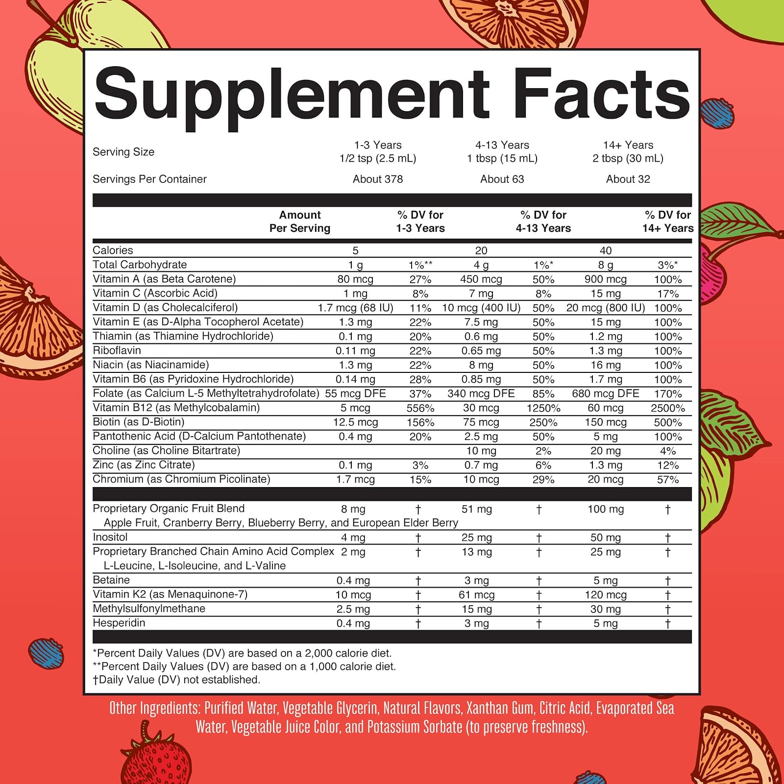 liquid multivitamin for women and men