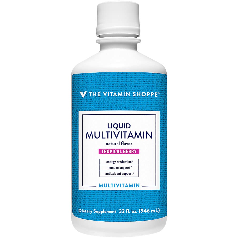 liquid multivitamin tropical berry flavour