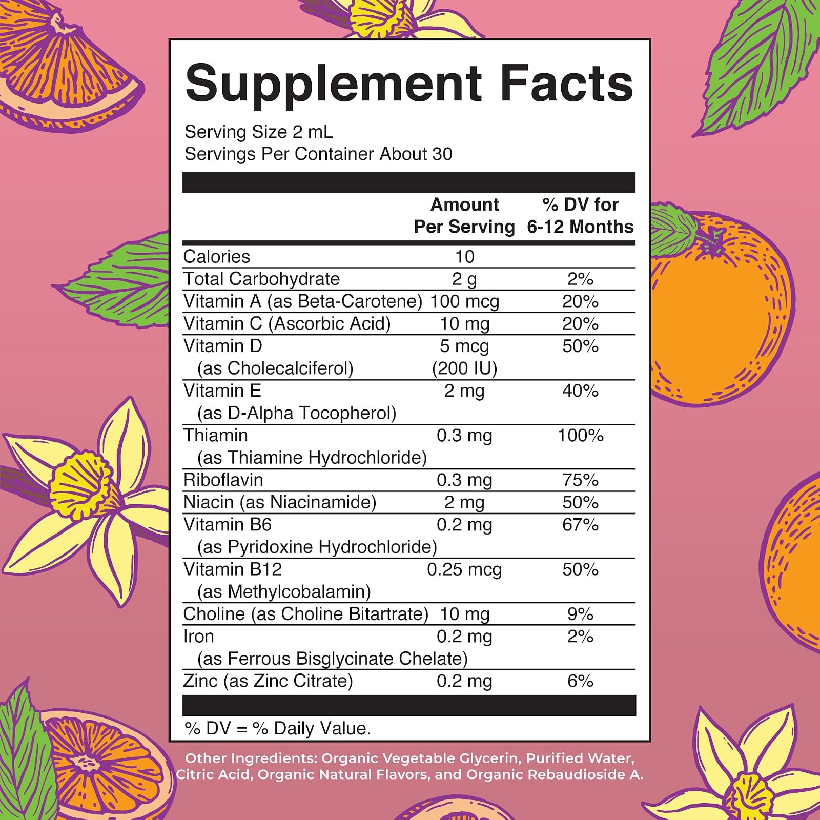 liquid multivitamin with iron