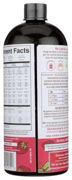 Liquid multivitamin with strawberry flavour
