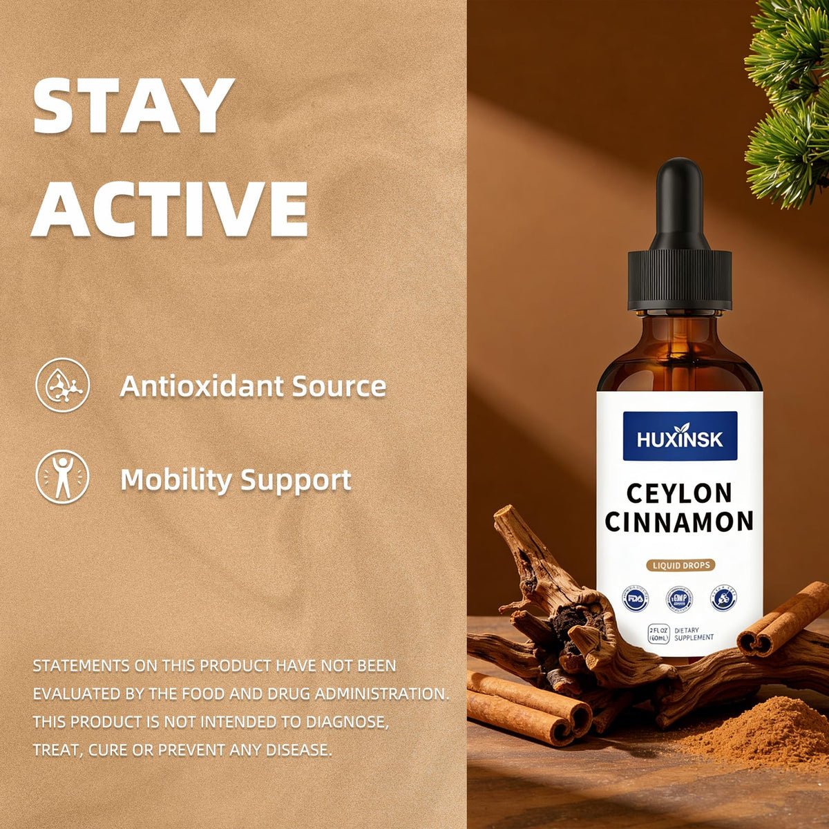Liquid multivitamins with Ceylon cinnamon