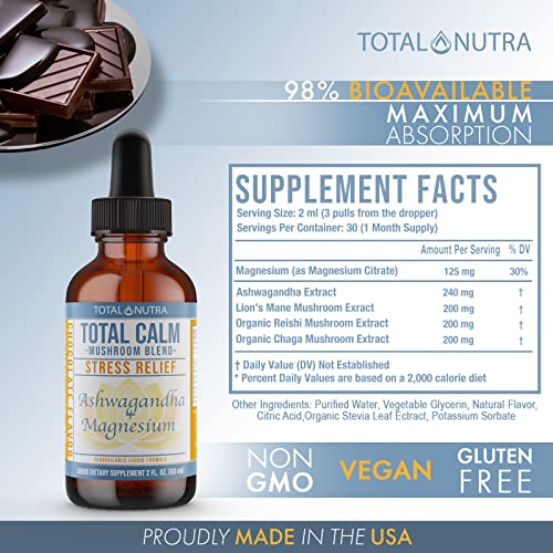 liquid mushroom drops for relaxation
