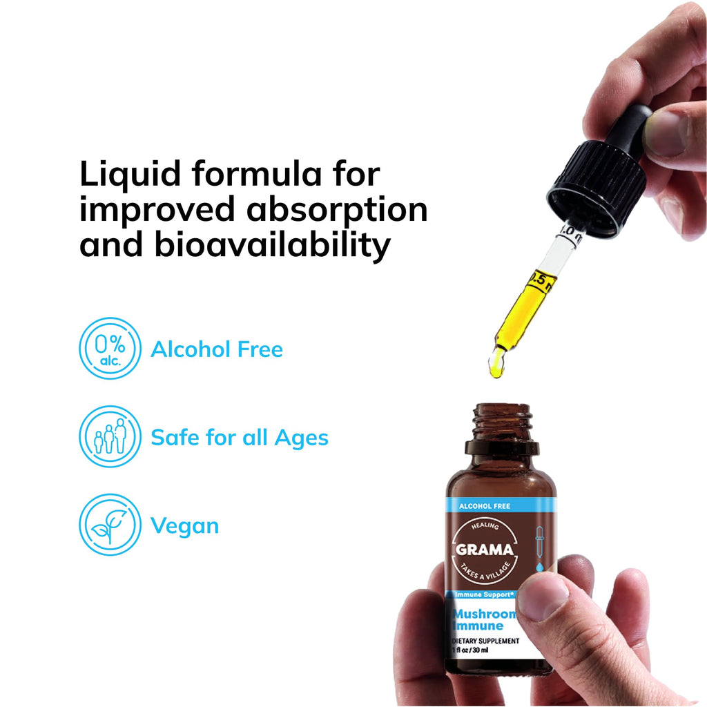 liquid mushroom extract for cognitive support