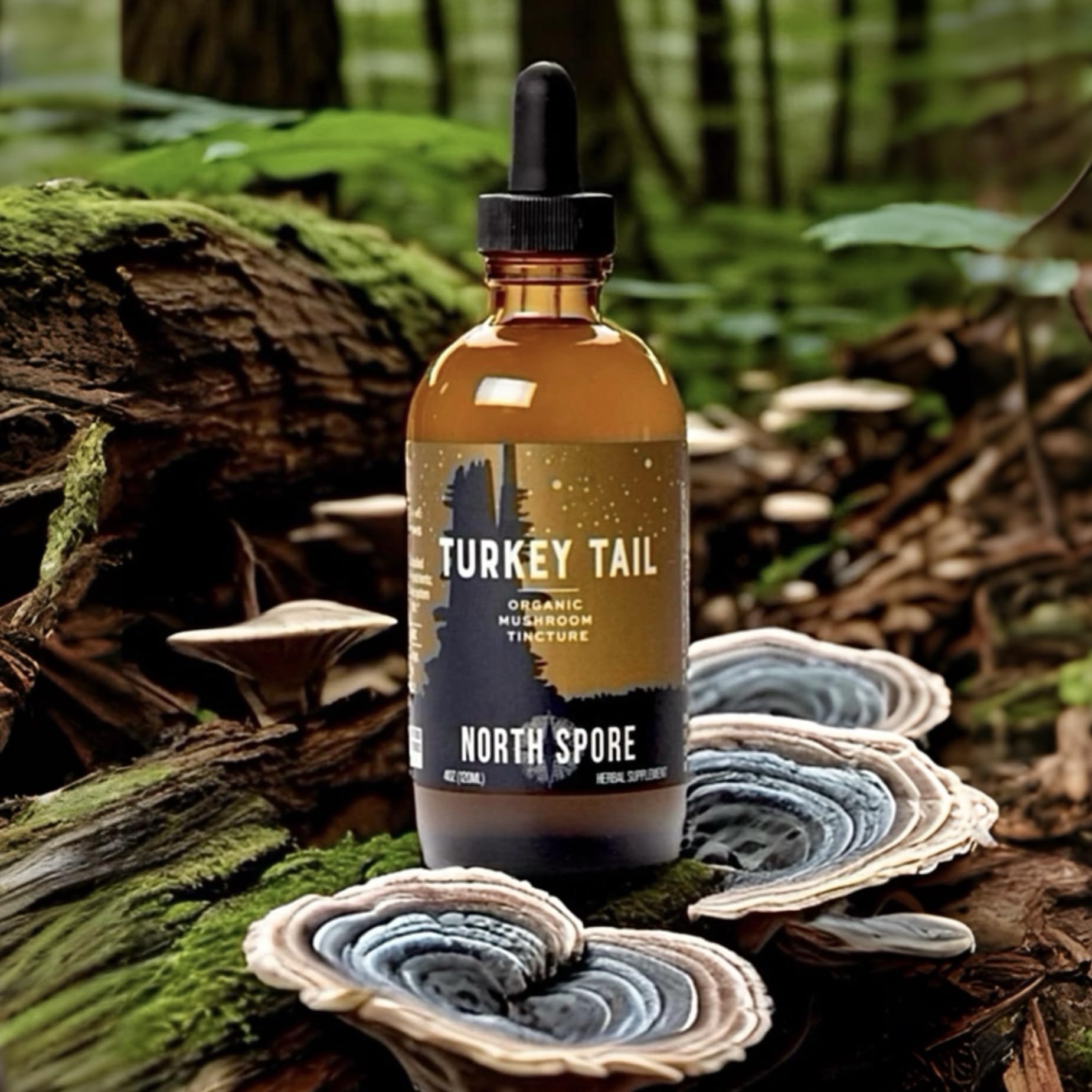 Liquid mushroom extract for holistic health