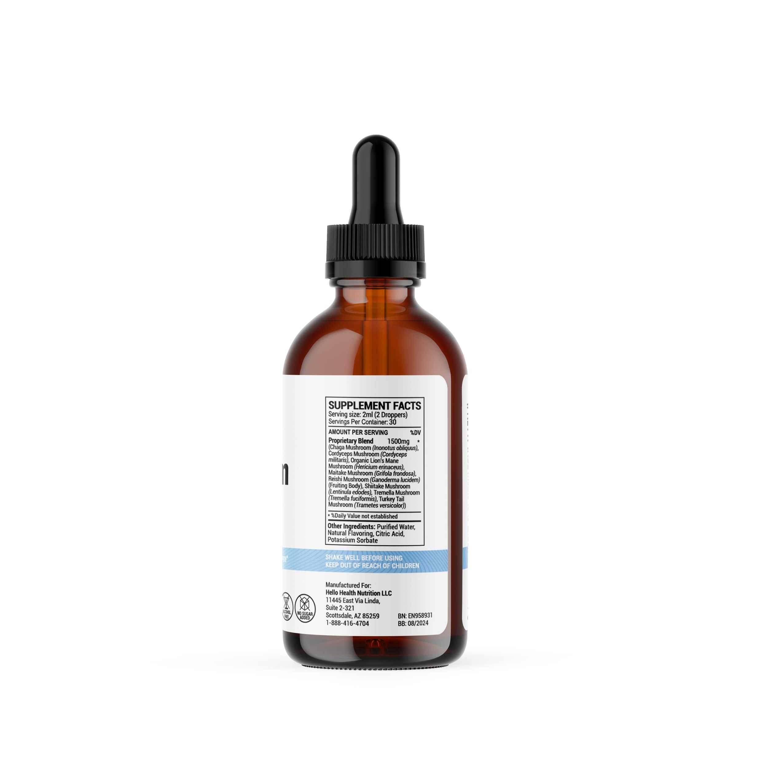 liquid mushroom supplement for convenience