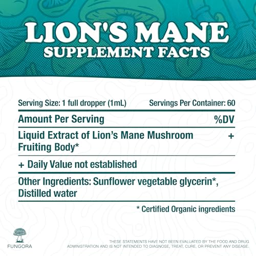 liquid mushroom supplement for focus