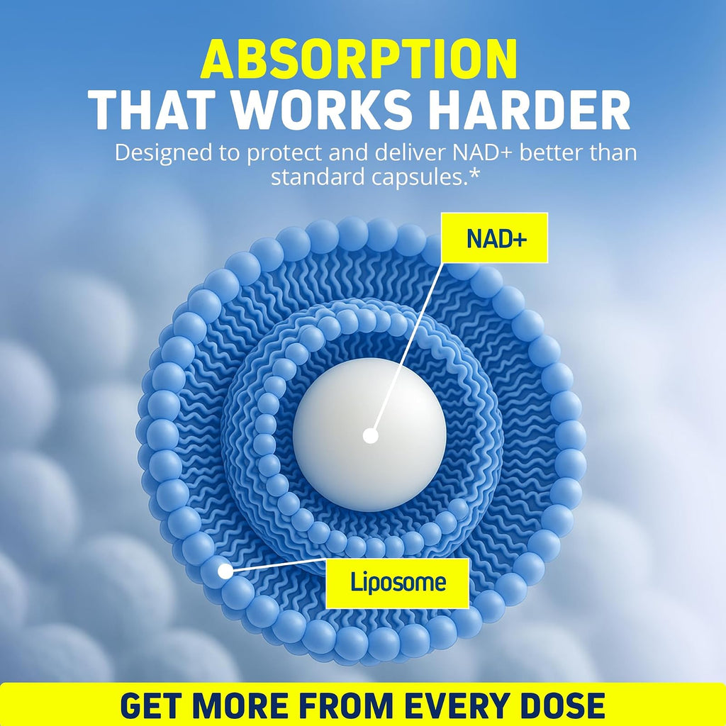 Liquid NAD+ for enhanced vitality