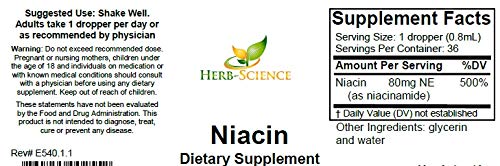 liquid niacin for skin health