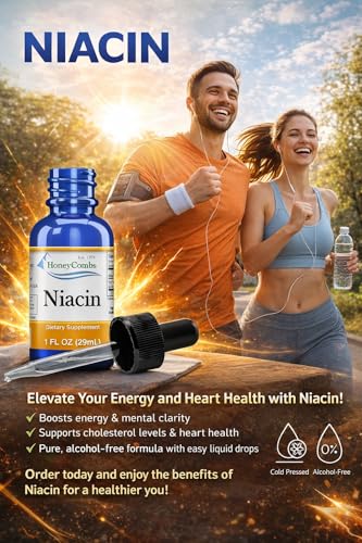 Liquid niacin for stress relief