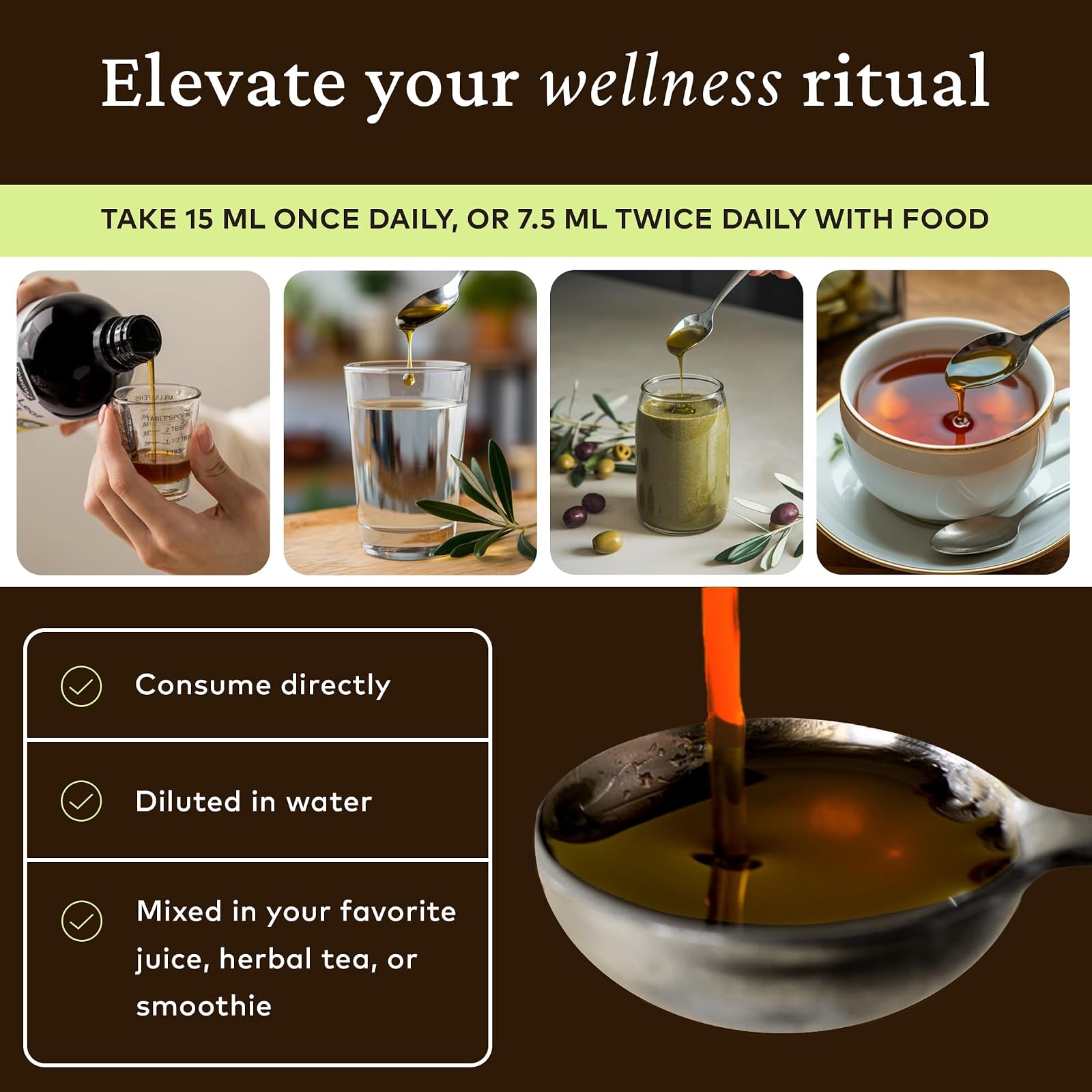 liquid olive leaf extract dosage