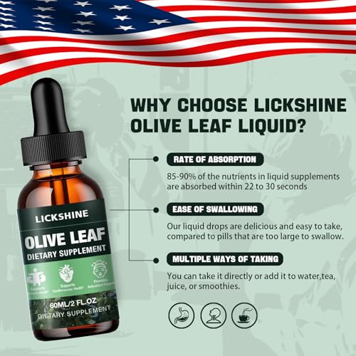 liquid olive leaf extract for vitality