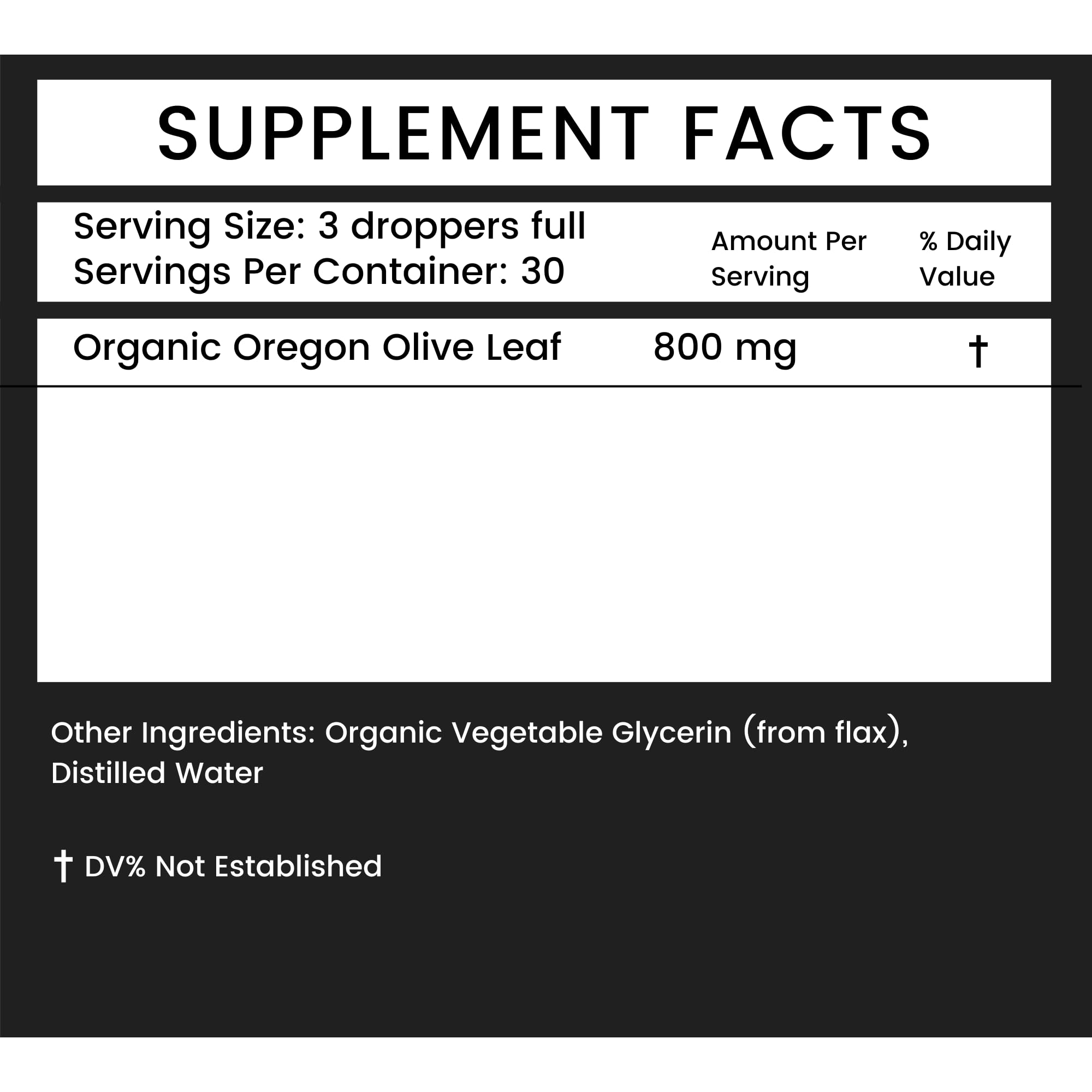 liquid olive leaf extract for wellness