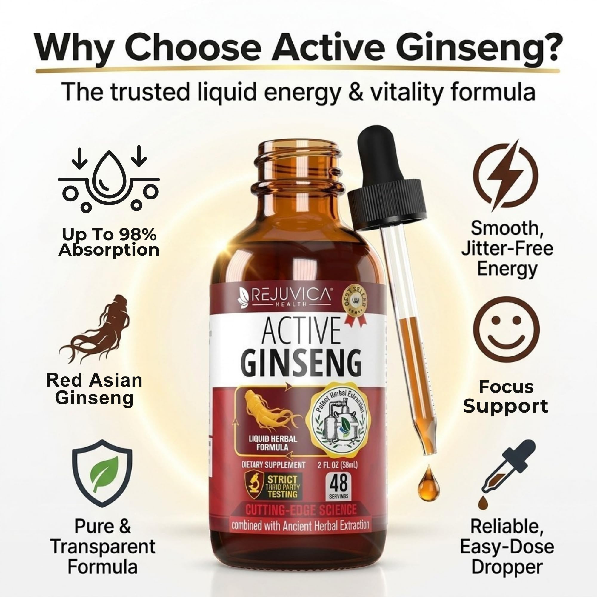 liquid panax ginseng supplement
