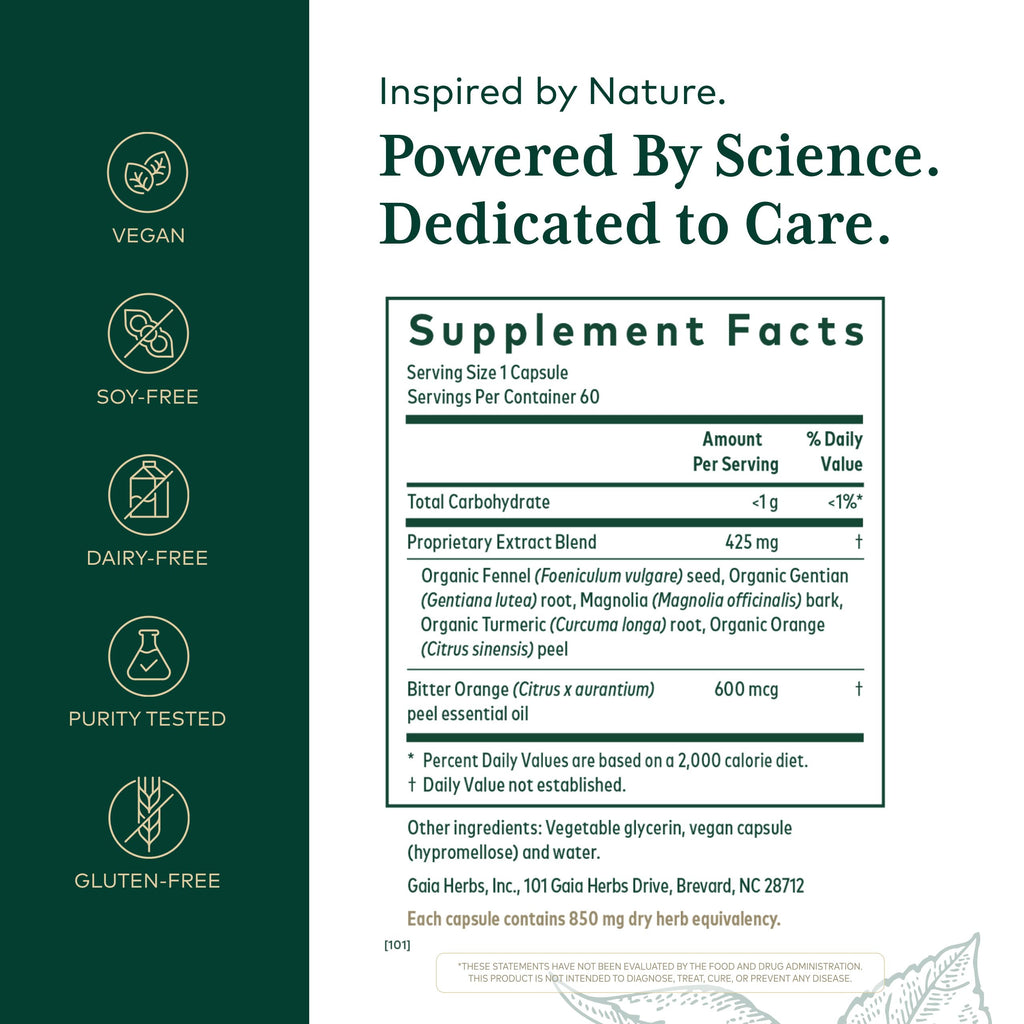 liquid phyto-caps with fennel extract