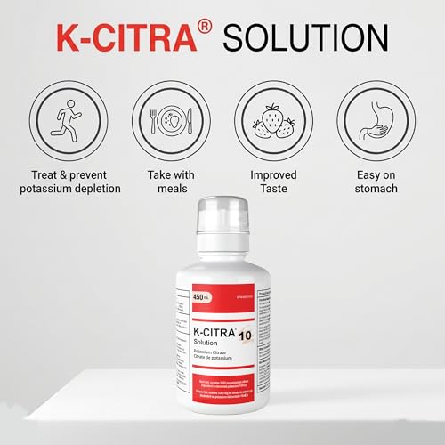 liquid potassium citrate for easy dosing