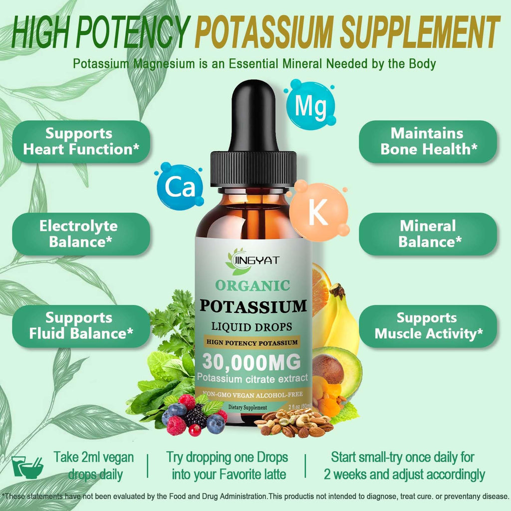 liquid potassium for better absorption