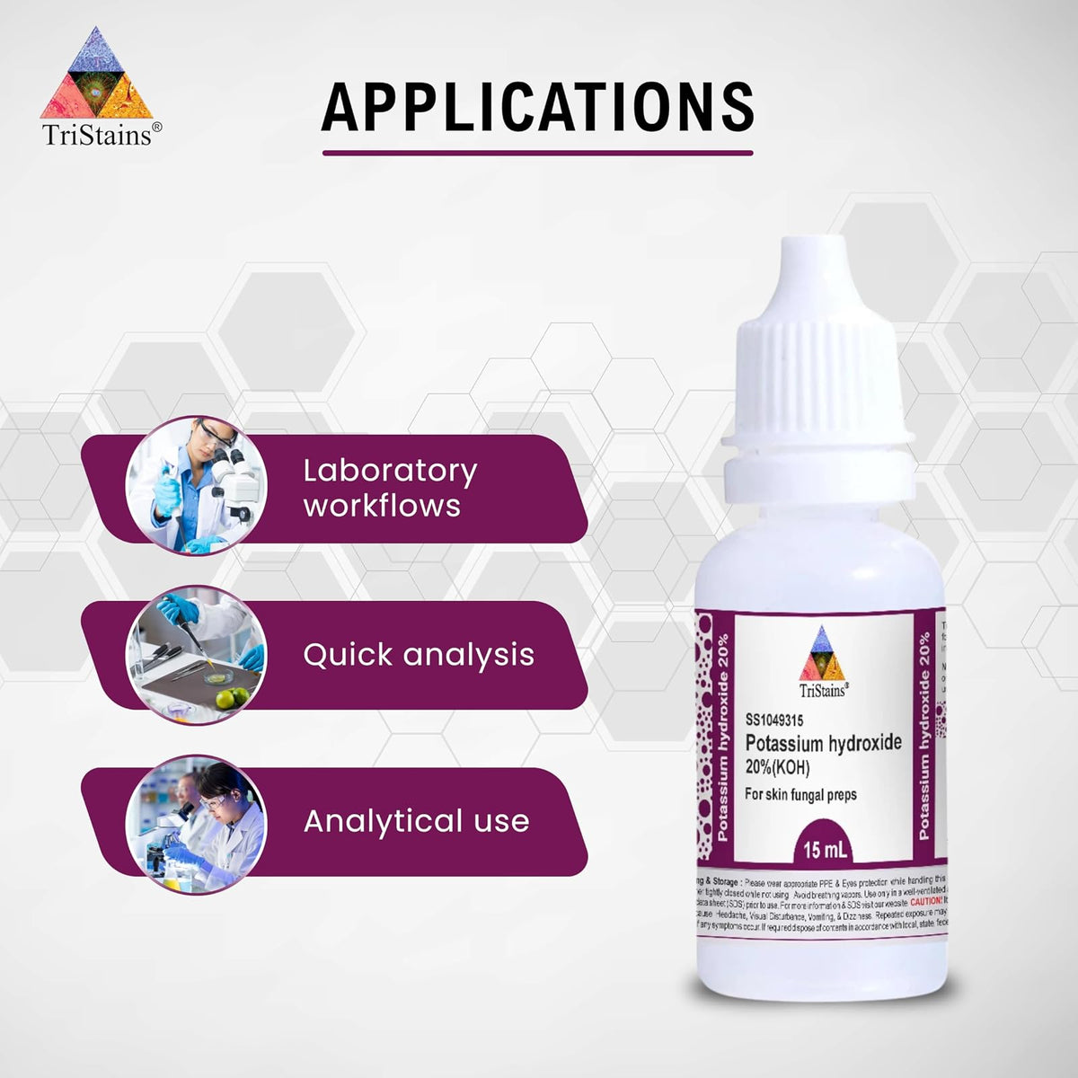 Liquid potassium for laboratory use
