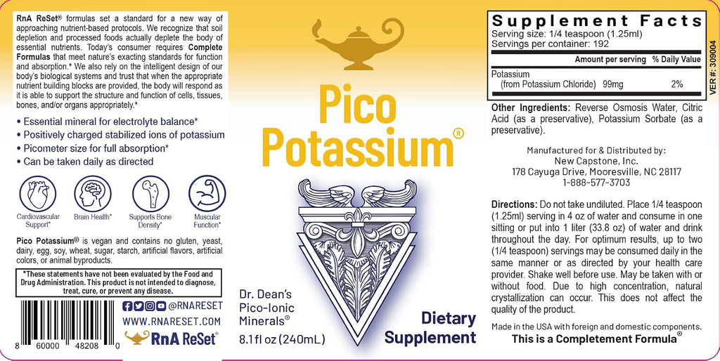 liquid potassium for muscle function