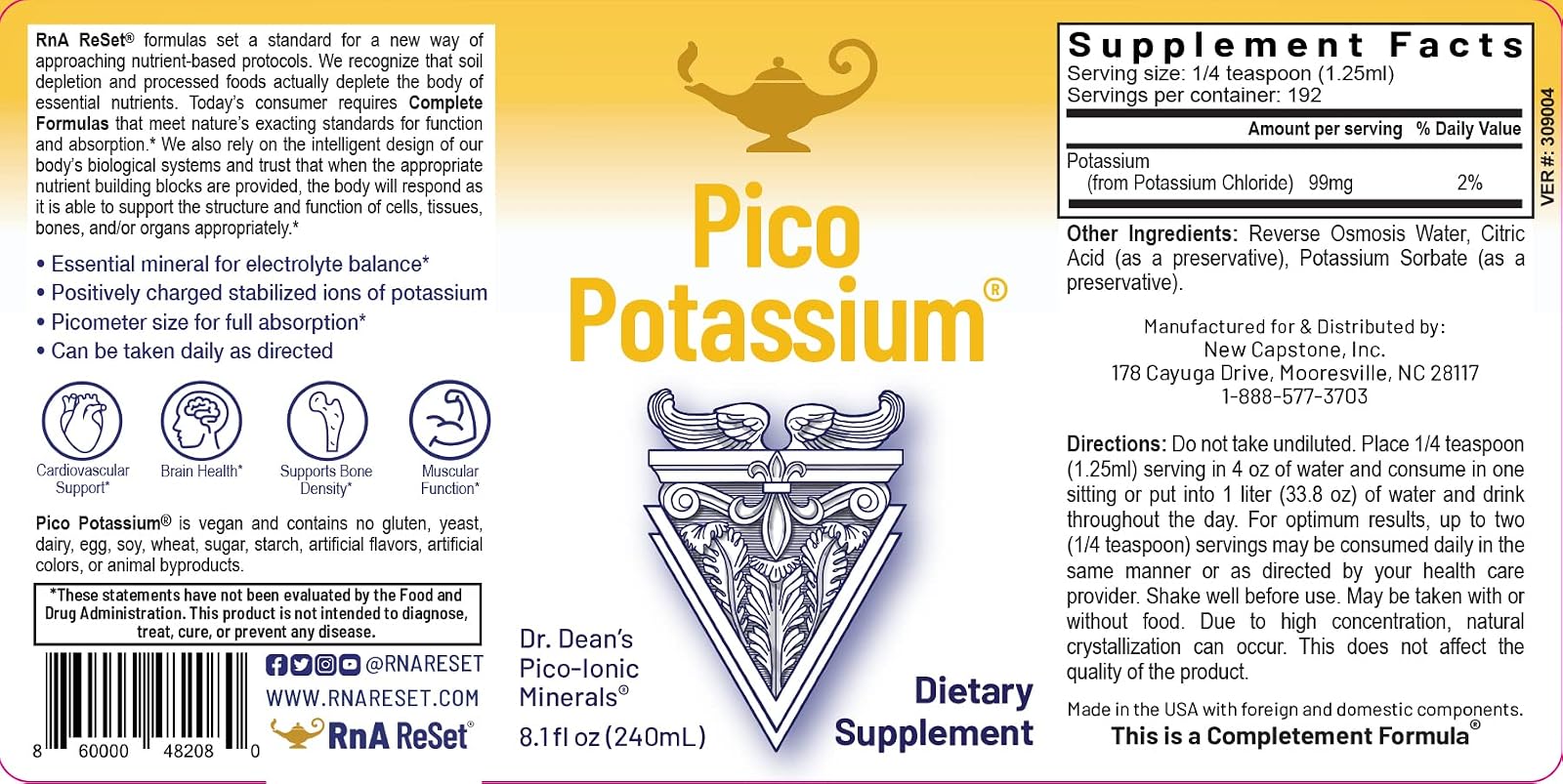liquid potassium for muscle function