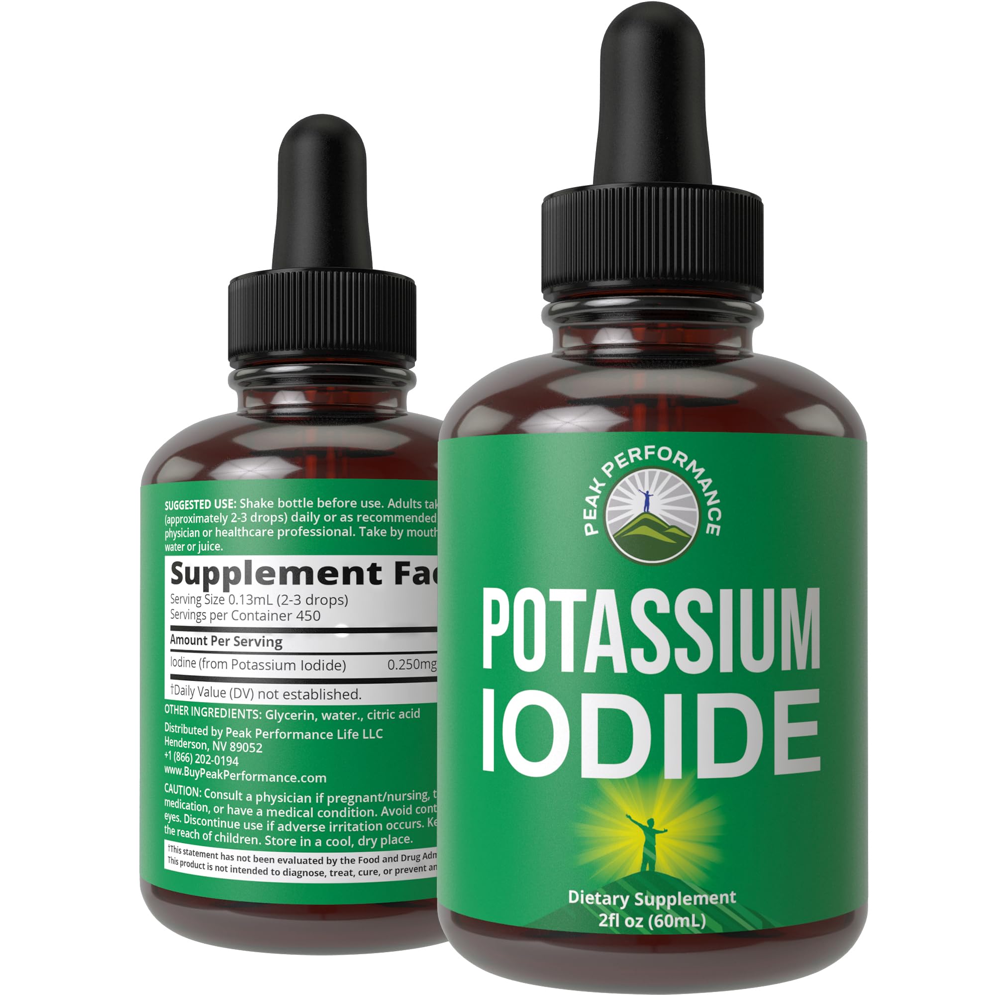 liquid potassium iodide drops for wellness