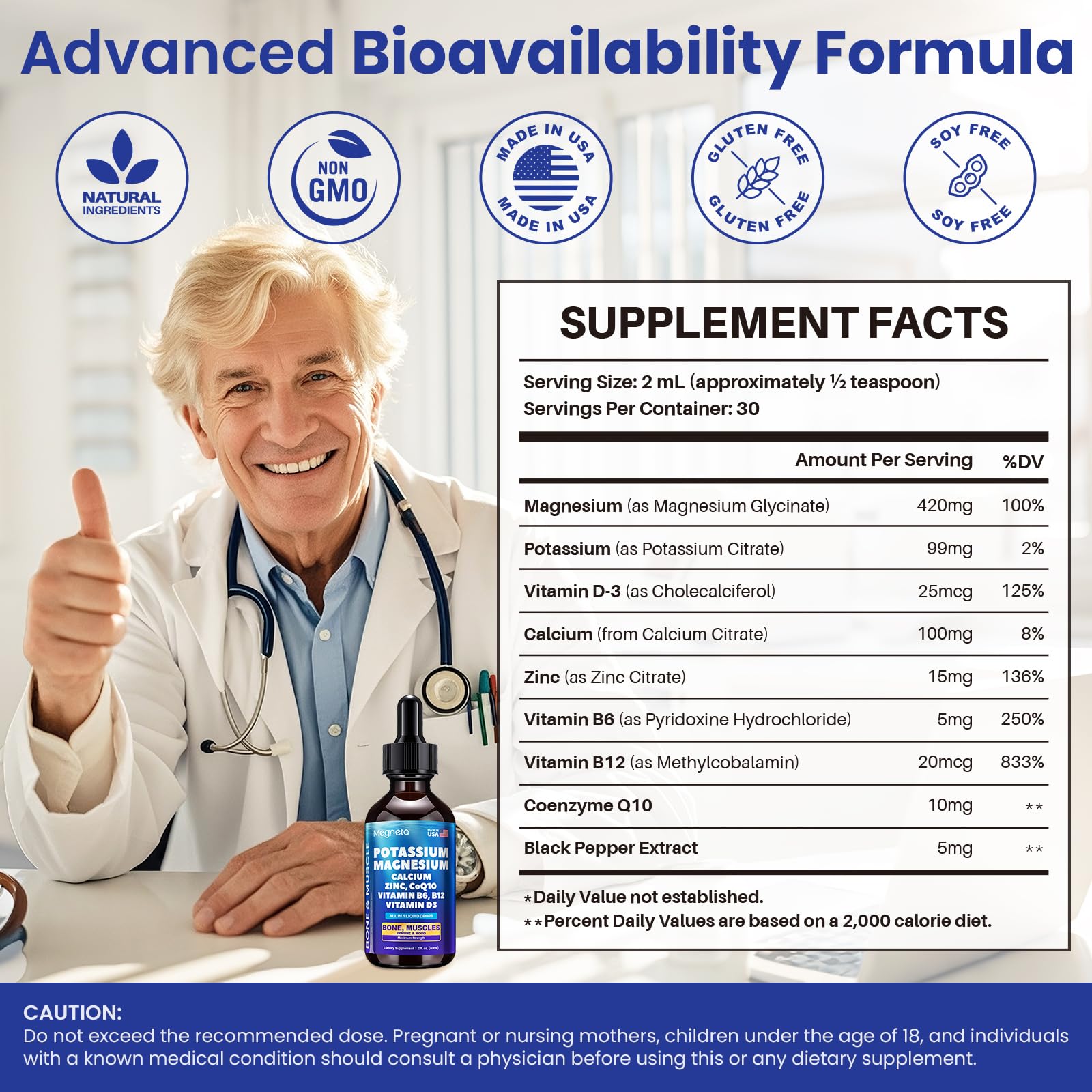 liquid potassium magnesium for daily nutrition